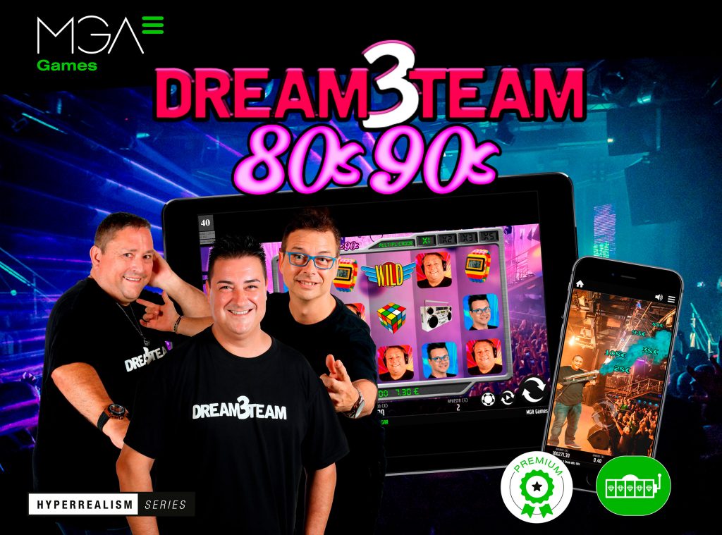 MGA Games lanza su nueva slot de casino DREAM3TEAM