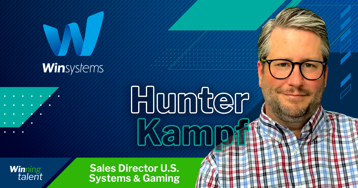 Gaming Intelligence en Español Win Systems nombra a Hunter Kampf